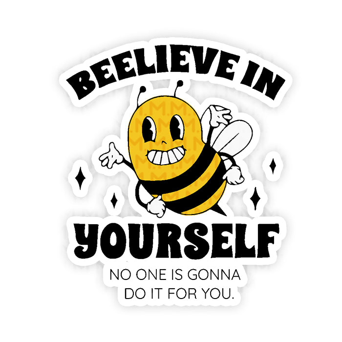 Beelieve in yourself sticker – MADD