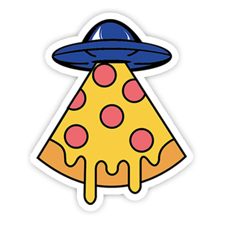 Spaceship Pizza sticker – MADD